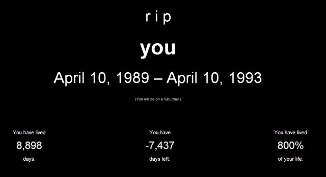Mysterious Website Tells You When You Will Die • Soul:Ask | Unlock your ... Mysterious Website Tells You When You Will Die • Soul:Ask | Unlock your ...