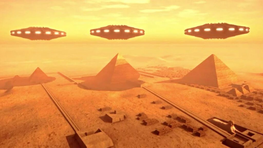 A spaceship of the ancient gods and a city guarded by robots. What else ...