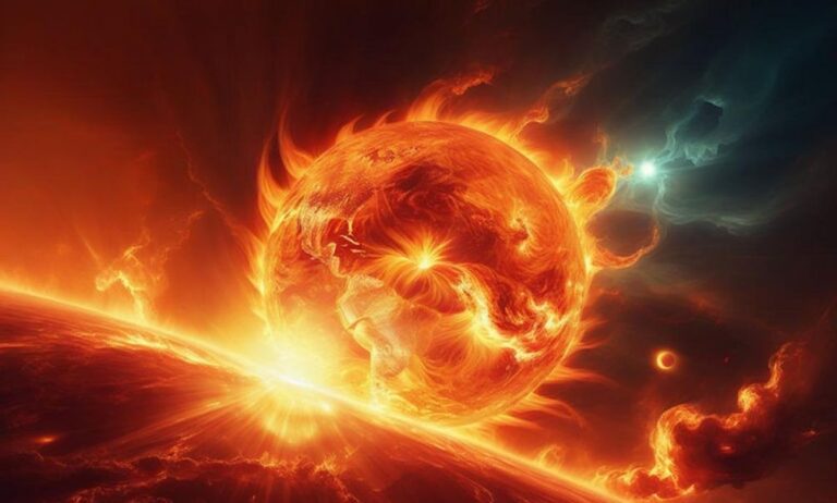 Powerful solar flares are leading to the mutation and evolution of the ...